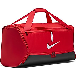 NIKE Unisex's Academy Team-Sp21 Sports Bag, University Red/Black/White, One Size