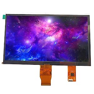 SANZAMELIN 10.1-inch 1024 * 600 Resolution RGB Interface IPS Without Backlit Capacitor TP Touch Screen