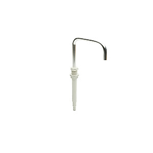 Whale FT1152 Telescopic Faucet, Telescopes from 1 3/8-In. to 5-in, Uses ½-in. Hose Connection, Chromed Brass and Plastic ,Black