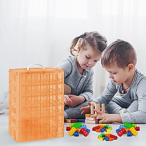 LifeSmart Stackable Storage Bin Organizer Box with Adjustable Compartments | Small Plastic Containers with Dividers for Beads DIY Art Craft, Small Toys, Jewelry, Fishing Tackles and Sewing Supplies