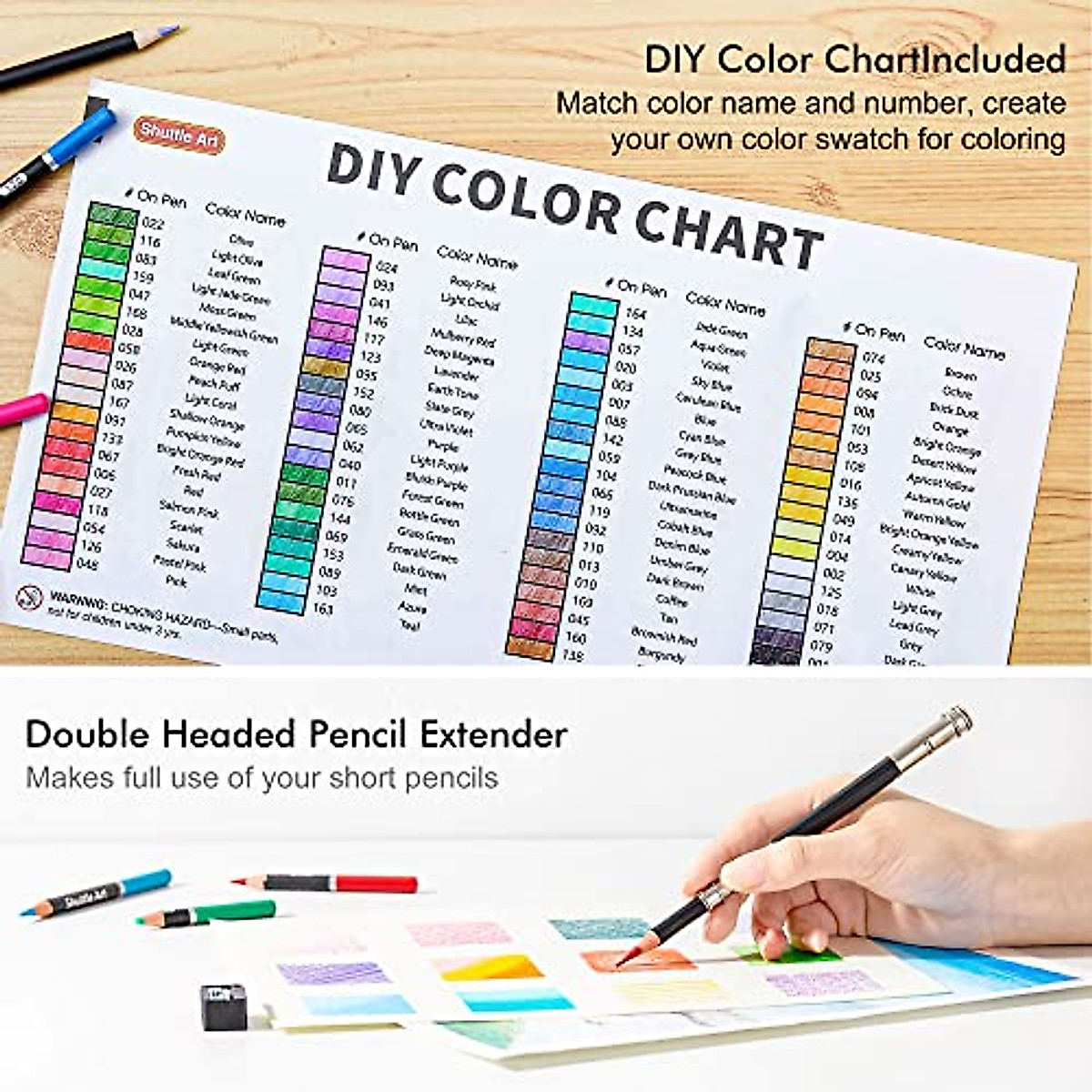 80 Colored Pencils, Shuttle Art Soft Core Coloring Pencils with Coloring Book, Sketch Pad and Sharpener, Premium Color Pencils for Adult Coloring, Sketching and Drawing, Art Supplies for Kids & Adults