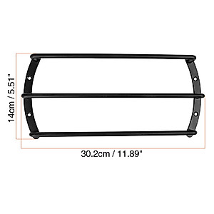 X AUTOHAUX 2pcs 10 Inch Metal Auto Car Bar Grille Speaker Subwoofer Grill Cover Protector