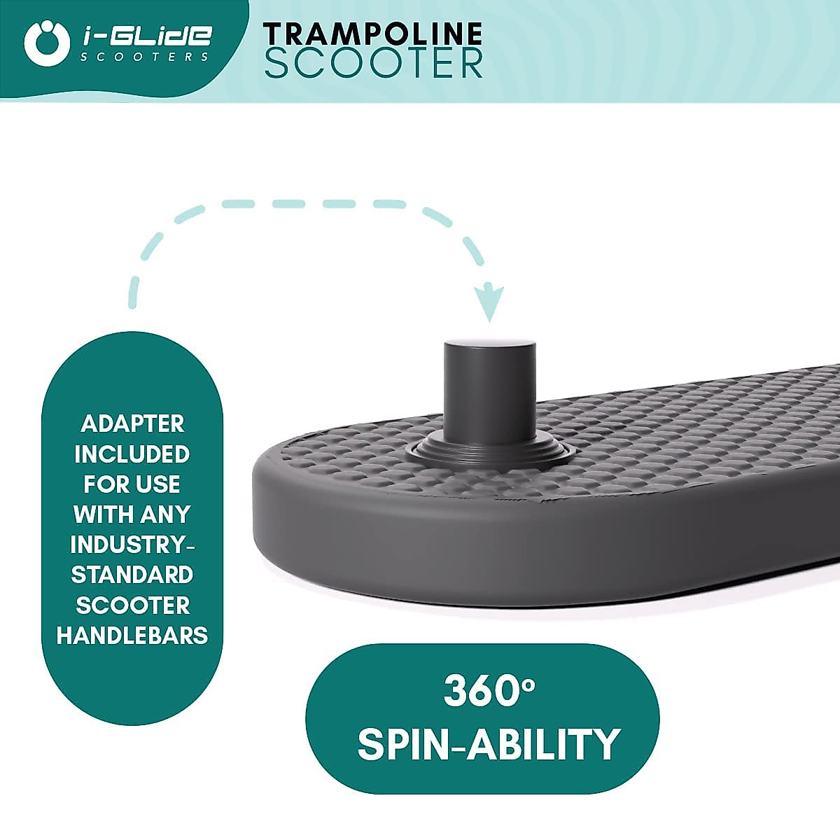 Trampoline Professional Scooter - Pro Scooters - Stunt Scooters for Kids, Teens - Quality Foam Scooter Deck, Pro Scooter Bars - Super Lightweight - Ready 2 Ride Trick Scooter…