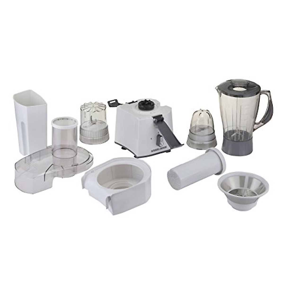 Black & Decker JBGM600-220V Four-in-One Juicer, Blender & Grinder Only 220/240 Volt (Will not Work in USA or Canada), Medium, White