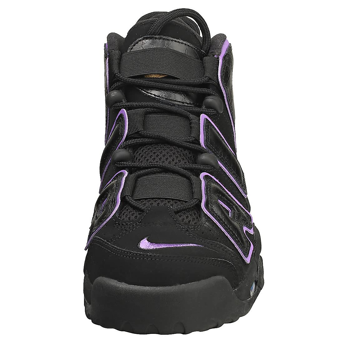 Nike mens Air More Uptempo '96, Black/Action Grape-black, 10