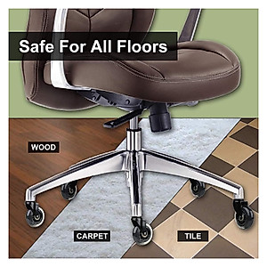 Casters Swivel casters Heavy Duty 5pcs Office Chair Casters Hard Floor Casters Wheels for Swivel Chair Wheel for Office Desk Chair casters Workbench