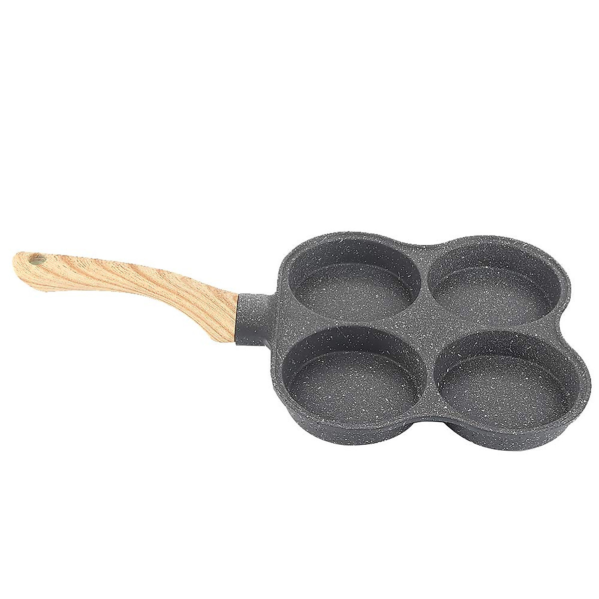 Multi Egg Frying Pan, 4 Hole Omelet Pan Non Stick Frying Pans Breakfast Pancake Maker for Induction Cooker Gas Stove