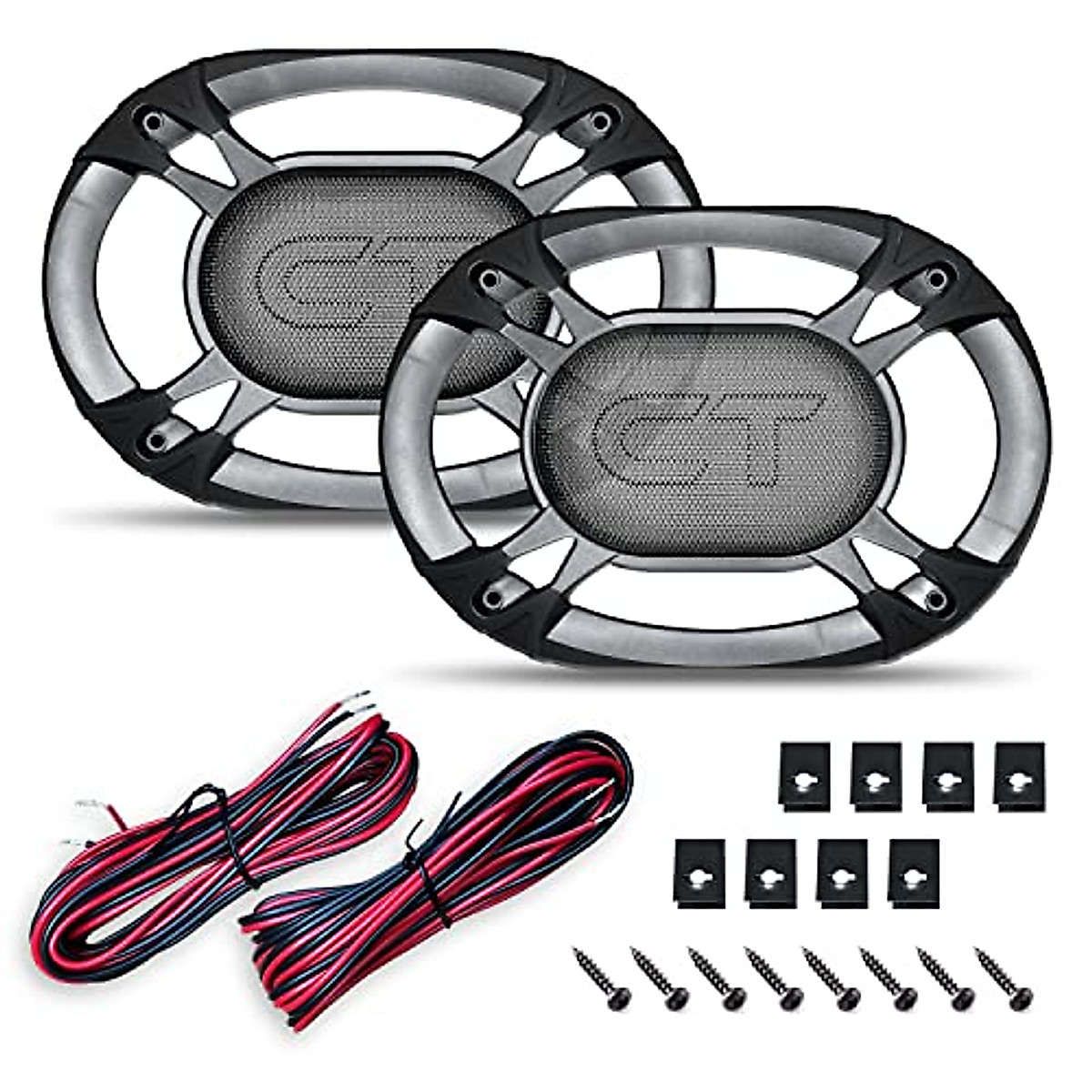 CT Sounds BIO-6X9-COX 6x9 Inch Coaxial Car Speakers, 200 Watts Max, Pair