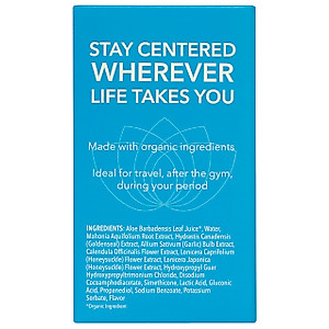 Good Clean Love Rebalance Feminine Wipes, Supports Vaginal Health Naturally & Reduces Odor, Moisturizing & Cleansing Hygiene Product Made with Aloe, pH-Balanced Feminine Wipes, 12 Biodegradable Wipes