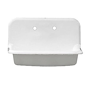 Vintage Tub & Bath 30 Inch Cast Iron High Back Farm Sink