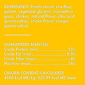 Chewsday 6-Inch Long-Lasting Dog Chew Bones, Made in The USA, All Natural Rawhide-Free Highly-Digestible Treats, Chicken Delight - 7 Count