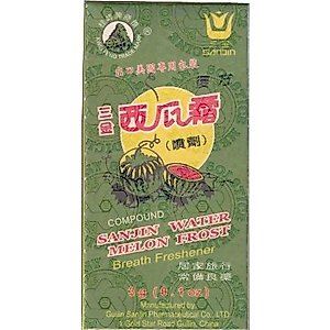 Sanjin Watermelon Frost Spray - Breath Freshener (0.1 Oz.) - 6 Bottles