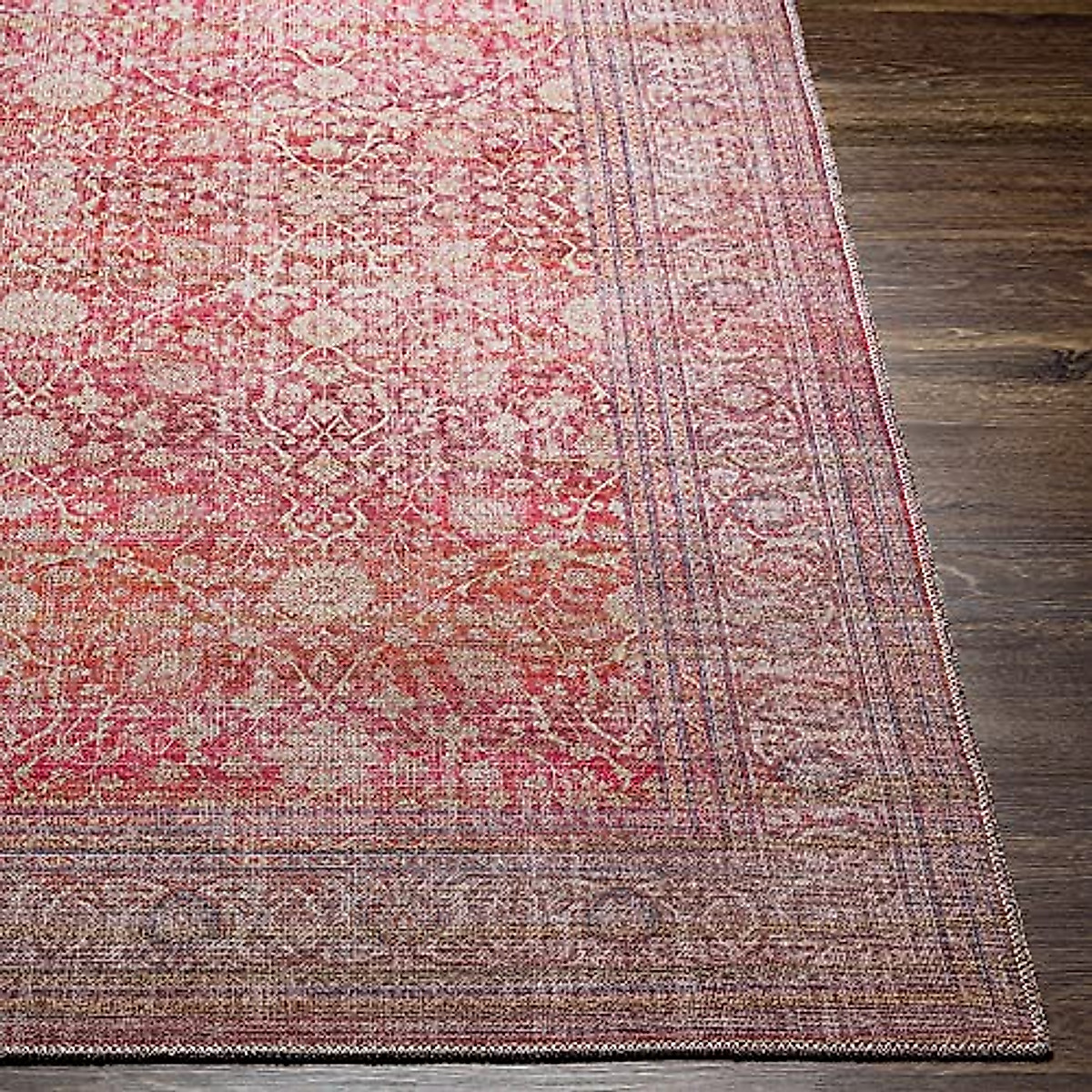 Artistic Weavers Cadman Printed Oriental Area Rug, 7'10" x 10'2", Rust/Navy