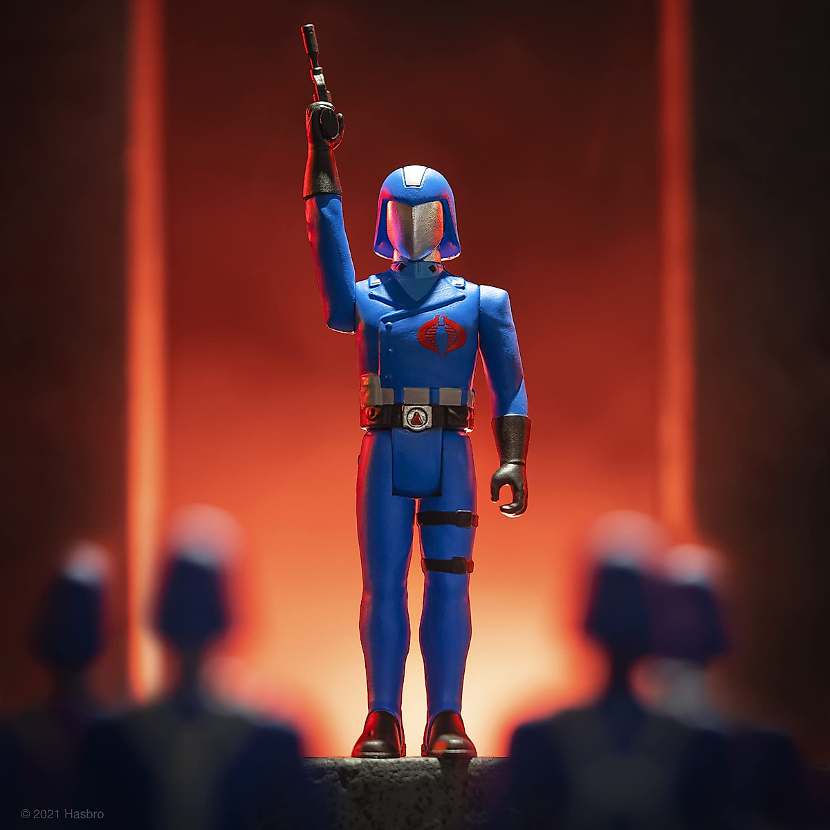 Super7 G.I. Joe Cobra Commander 3.75 in Reaction Figure