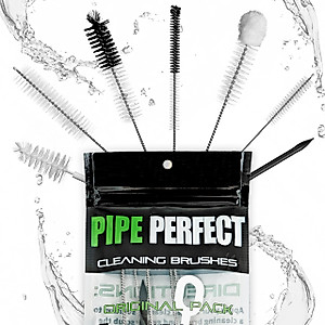 Pipe Perfect | Original (Mid-Sized) | 7pcs Multi-Purpose Brush Pack | Pipe Cleaner for Small Pipe and Tube Cleaning Brush Kit
