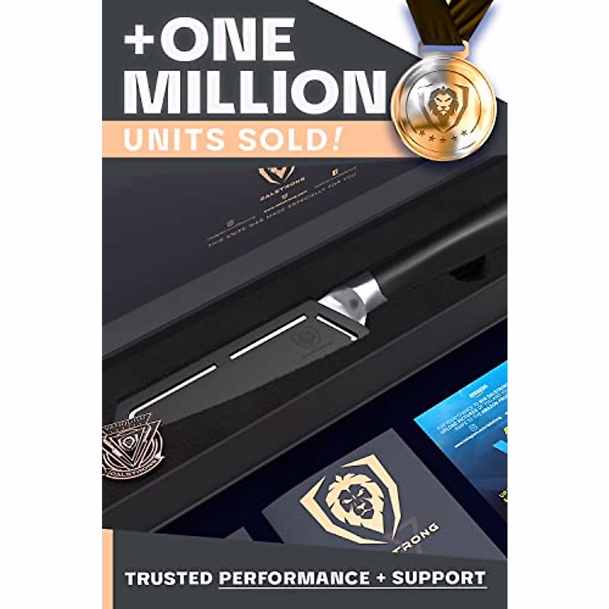 Dalstrong Paring Knife - 3.5" - Vanquish Series - Forged High Carbon German Steel - POM Handle - NSF Certified