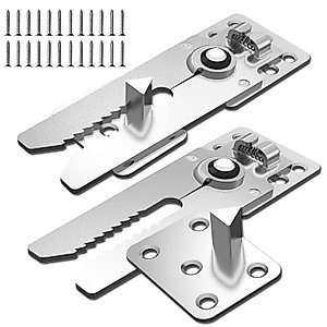 Sectional Couch Connectors,Couch Connections for Sectionals,Sofa Connector Bracket with 16 Screws, Suitable for Loveseat(Sofa Alligator Clips 2 Pairs)