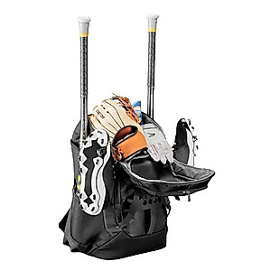 Easton | Walk-Off NX Backpack Bag Series | Adult | Team Logo Embroidery Panel | Black