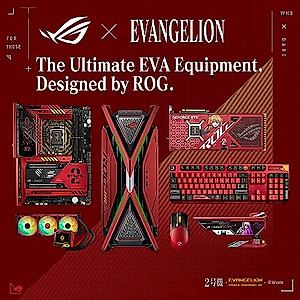ASUS ROG Strix NVIDIA GeForce RTX 4090 OC EVA-02 Edition Gaming Graphics Card (PCIe 4.0, 24GB GDDR6X, HDMI 2.1a, DisplayPort 1.4a, 3.5-Slot Design)