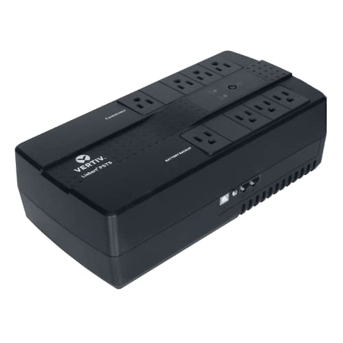 Vertiv Liebert PST5 UPS - 350VA 200W 120V Standby Power, 8 Outlets, Battery Backup with Surge Protection, Energy Star Certified, 3 Year Warranty, Free Software for Controlled Shutdown (PST5-350MT120)