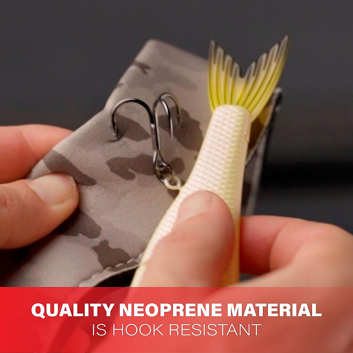 6th Sense Fishing Rod Sleeves (Baitcasting, Gray Camo)