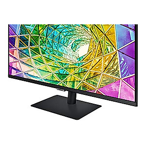 SAMSUNG 32 Inch 4K UHD, Computer, Vertical, HDMI Monitor, USB Port, HDR10 (1 Billion Colors), TUV-Certified Intelligent Eye Care, S80A (LS32A804NMNXGO),Black