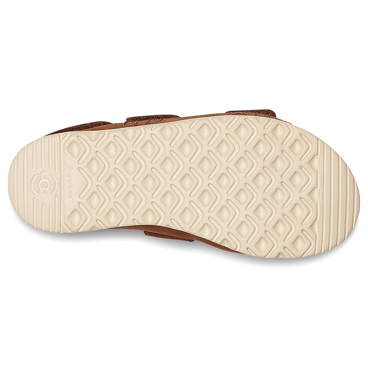 UGG Unisex-Child Goldenstar Slingback Sandal, Chestnut, 2 Little Kid