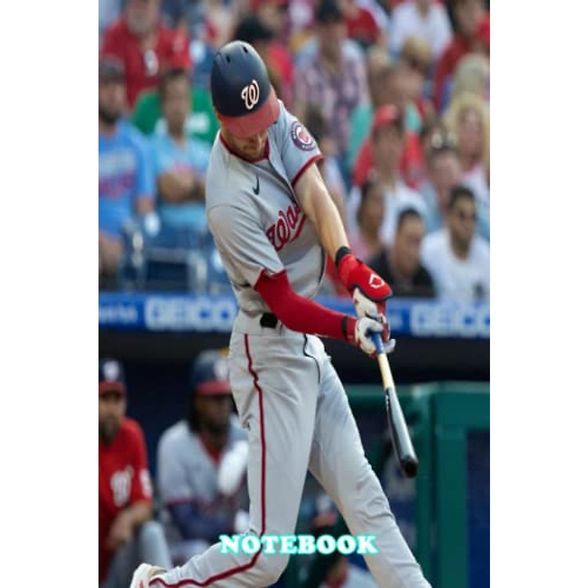 Notebook : Trea Turner Lined Notebook Journal, 100 Pages - Thankgiving Notebook Blank Ruled Writing Journal #498