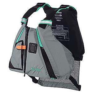 Onyx 122200-505-020-15 MoveVent Dynamic Paddle Sports Life Vest, X-Small/Small, Aqua