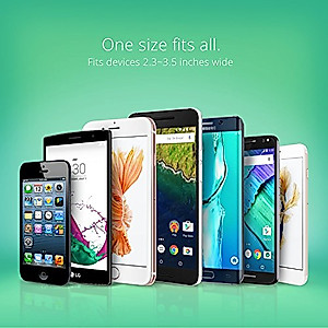 iOttie Easy One Touch Mini Air Vent Car Mount Holder Cradle for iPhone Xs Max R 8 Plus 7 Samsung Galaxy S10 E S9 S8 Plus Edge, Note 9 & Other Smartphone