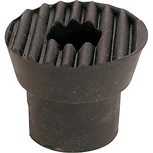 Prime-Line U 9163 Door Stop Rubber Tip with Screw, Black (2-pack)
