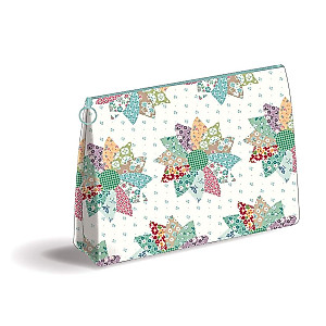 Riley Blake Assortment Of Zipper Bags By Lori Holt For Cosmetics, Sewing Supplies, Craft Projects And More … (Bee Vintage Vinyl Zipper Bag)