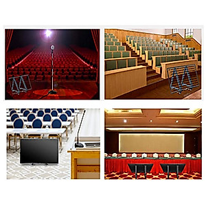 BIGalleons Low Height Mobile TV Stand, Monitor Floor Stand Cart, Rolling TV Mount with Wheel for 32-65 inch Flat Curved Screen TV, LED LCD, 30° Adjustable Viewing Angle (New Version)