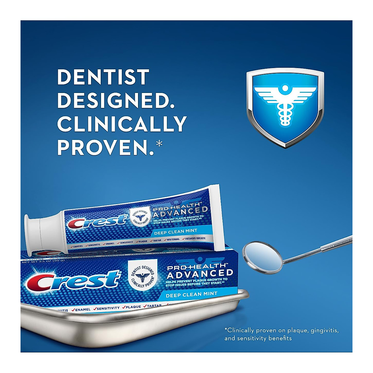 Crest Pro-Health Advanced Extra Deep Clean Mint Toothpaste3.5 oz.(Pack of 3)