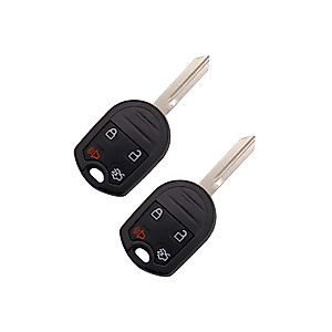 DRIVESTAR 2 Pack Car Key Fob Keyless Entry Remote Start for Ford F-150 F-350 Explorer for Lincoln MKX LS for Mercury Mariner Replacement for CWTWB1U793