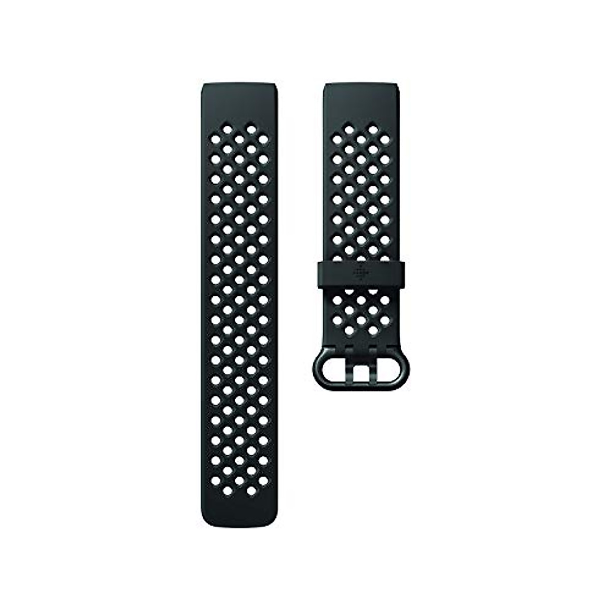Fitbit Charge 3 Accessory Band, Official Fitbit Product, Sport, Black, Small