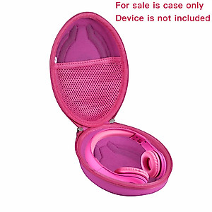 Hermitshell Hard Travel Case for LilGadgets Connect+ Pro Kids Headphones Wired (Pink)