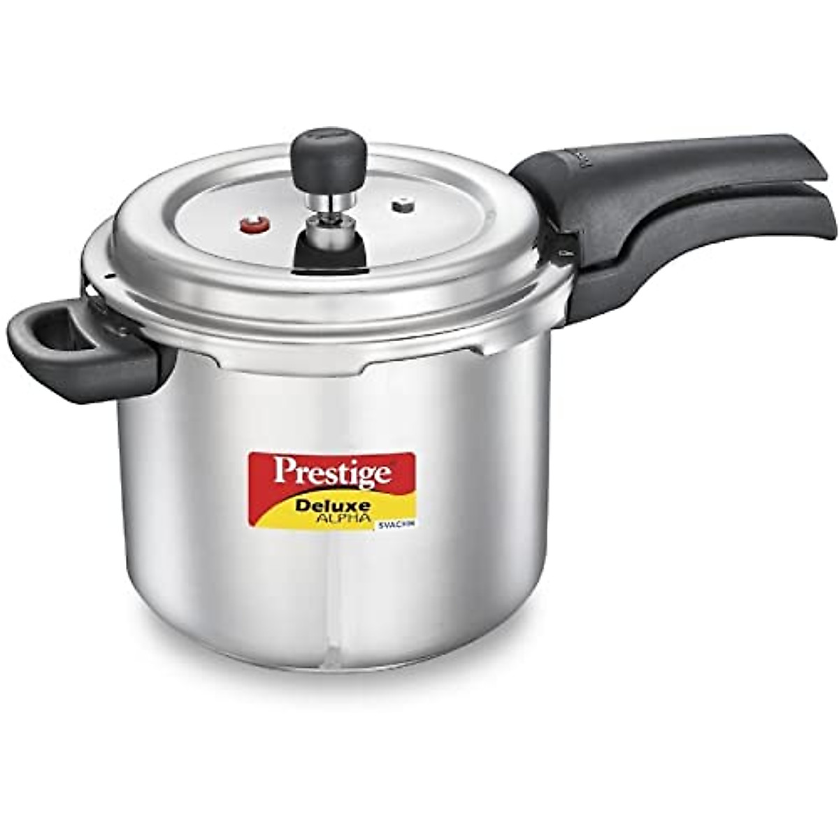 Prestige Svachh Pressure Cooker, 5.5 Liter, Silver