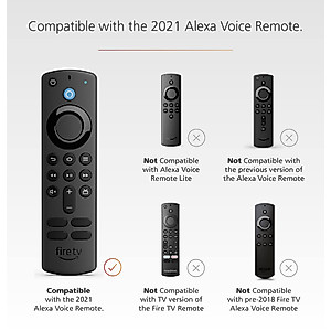 Made for Amazon Remote Cover Case, for Alexa Voice Remote (3rd Gen) - Red