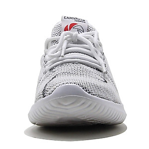 CAMVAVSR Men's Sport Shoes Non Slip Lightweight Breathable Mesh Soft Sole Run Walk Tennis Athletics Sneakers for Men Gray Size 13 Squat Weight Lifting Treadmill Shoes