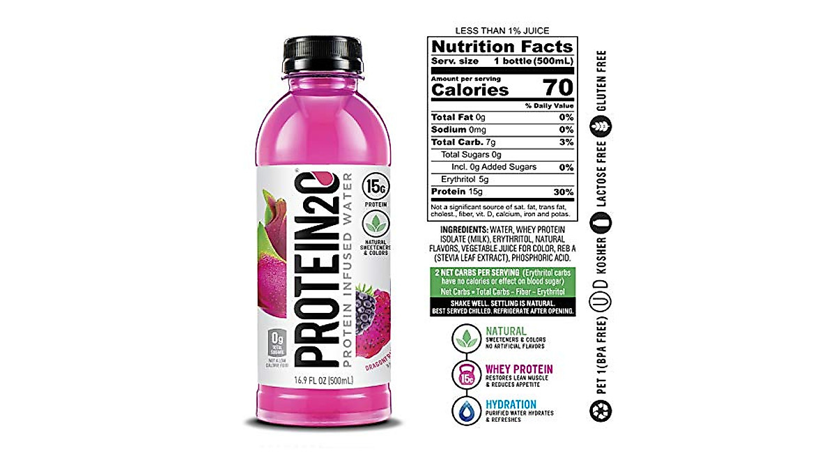 Protein2o Whey Protein Water - 15g Protein, Gluten Free