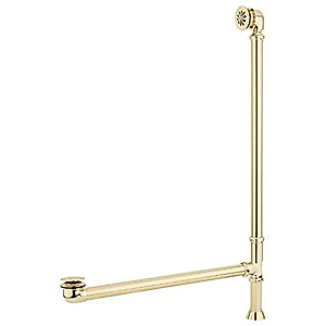 Signature Hardware 946219-72 Lena 72" Cast Iron Soaking Clawfoot Tub with Integrated Drain, Overflow and Imperial Feet