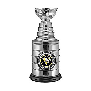 The Sports Vault NHL Pittsburgh Penguins 8-inch Stanley Cup Champions Trophy Replica, Silver
