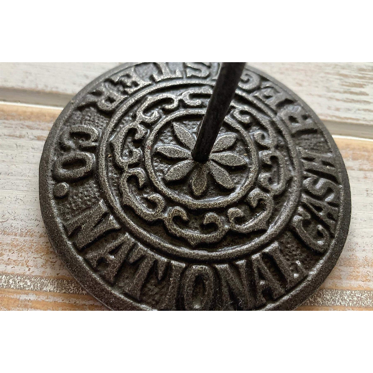 Thorness Vintage cast Iron Cash Register Receipt Spike Paperweight | Desk Receipt Holder | Restaurant Paper Holder | Check Spike | Spindle Rod Bill Holder | Note Spike for Office Home Restaurant