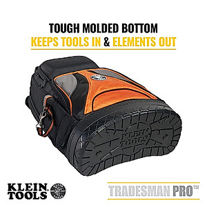 Klein Tools 80115 Backpack Kit with Tradesman Pro 39-Pocket Backpack and Electricians Pocket Knife, 2-Piece