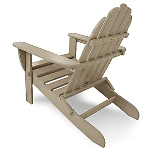 POLYWOOD AD5030SA Classic Folding Adirondack, Sand
