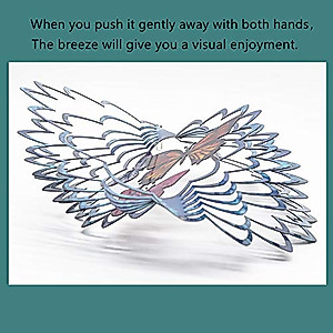 Stainless Steel Butterfly Wind Spinner-Kinetic Metal 3D Indoor Outdoor Garden Decoration Crafts Ornaments Gifts.
