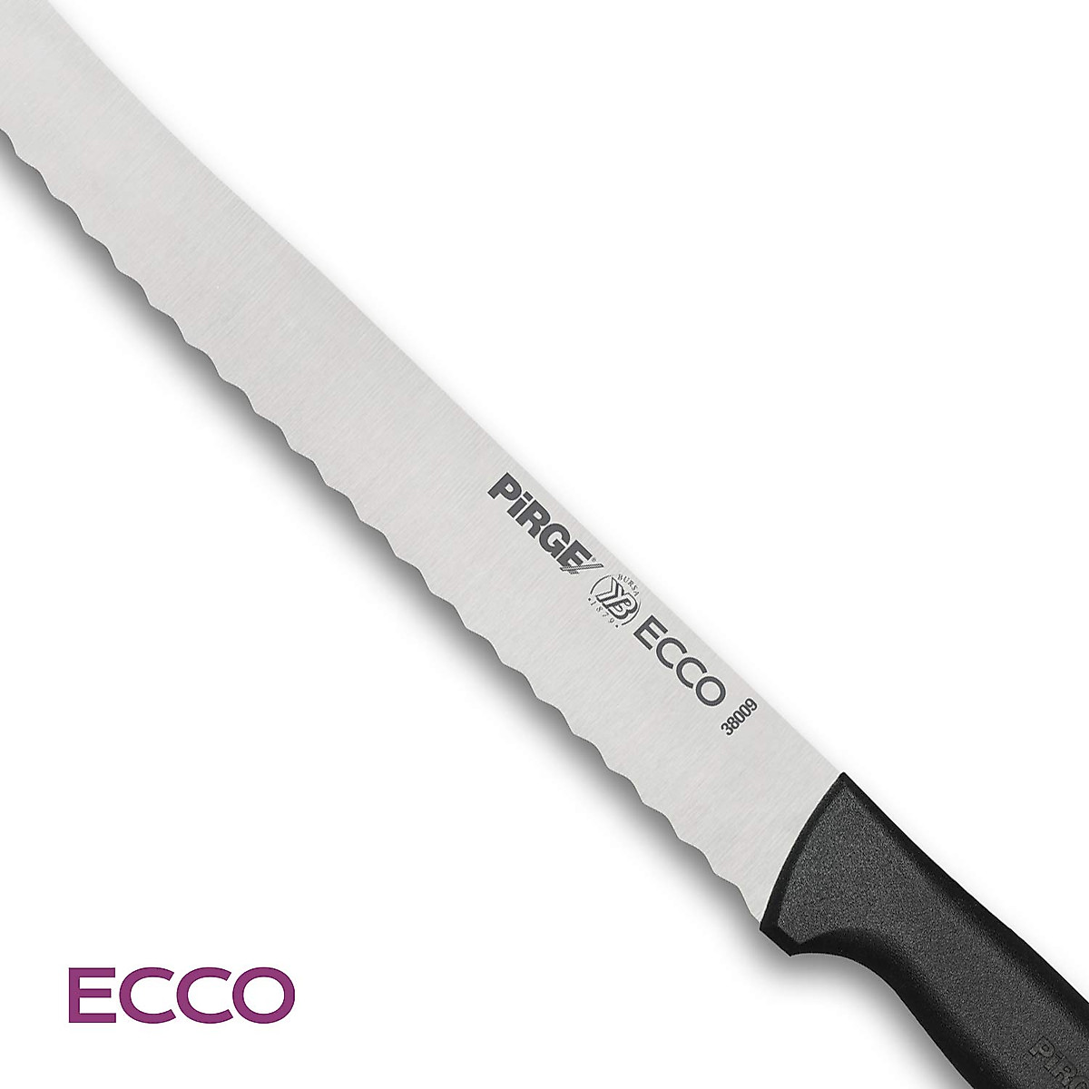 Ecco Bread Knife Large Sharp Stainless Steel Bread Knives Kitchen Knife (8.9" / 22.5cm Wide Bread Knife)