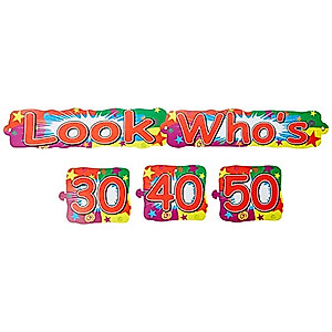 Beistle Look Who'S (30/40/50) Streamer