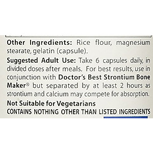 Doctors Best Calcium Bone Maker Complex, 180 Caps